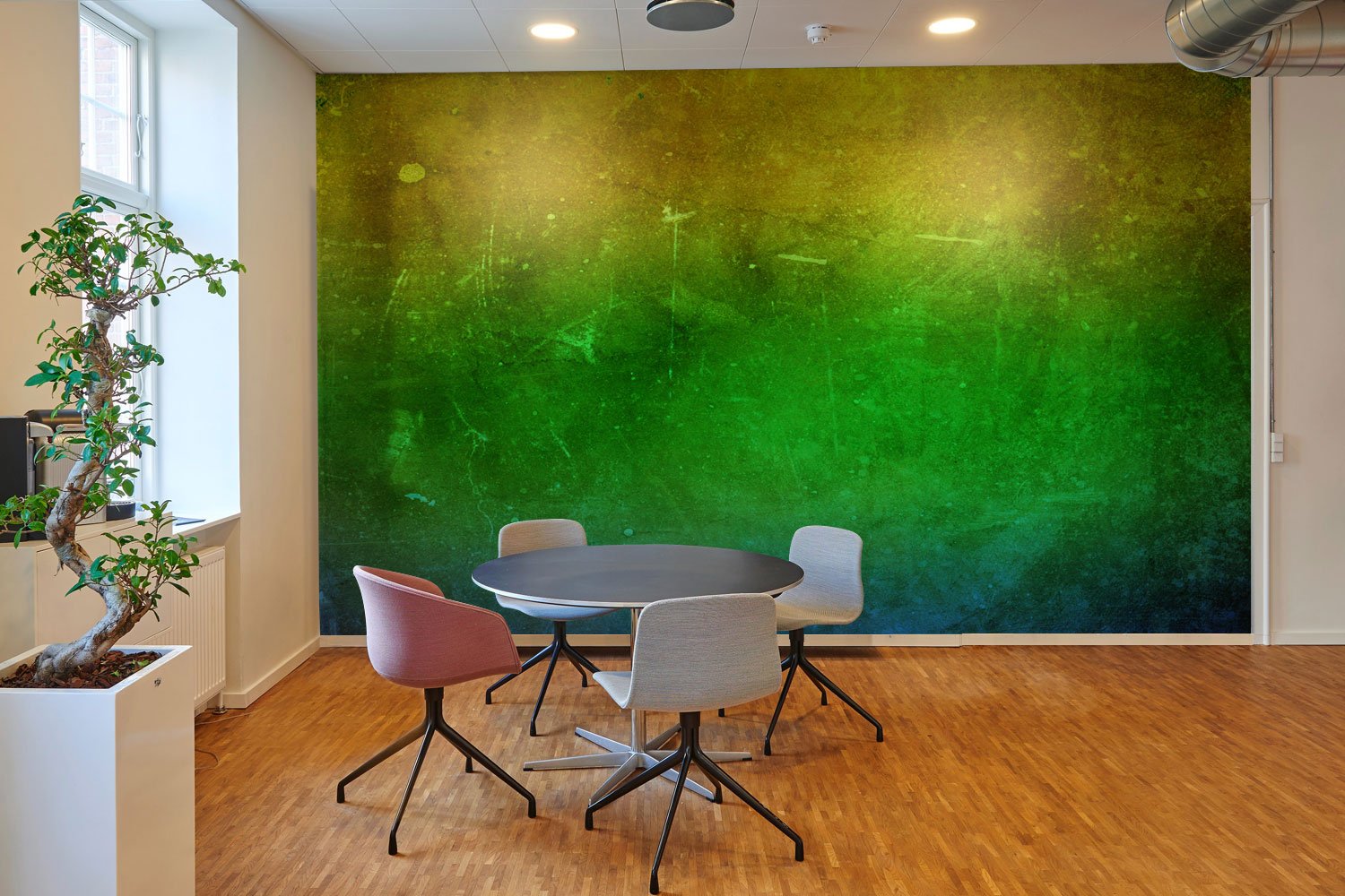 Green Yellow Grunge – Print A Wallpaper