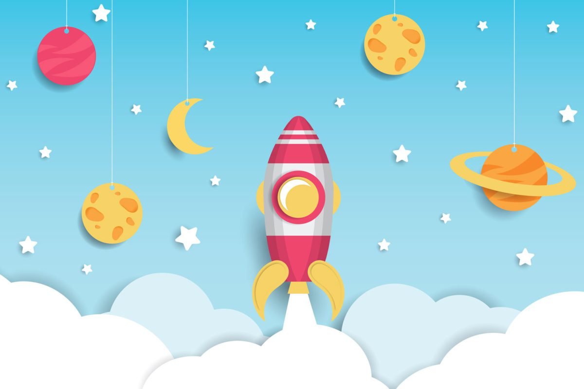 Kids Space Adventure – Print A Wallpaper