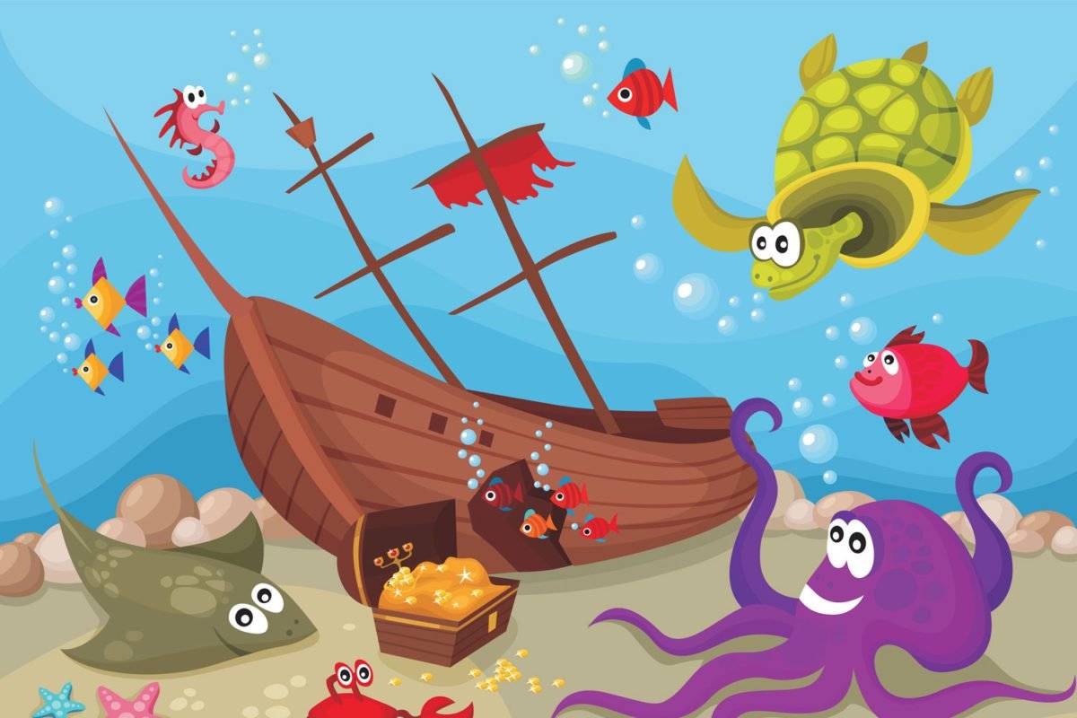 Sunken Ship – Print A Wallpaper