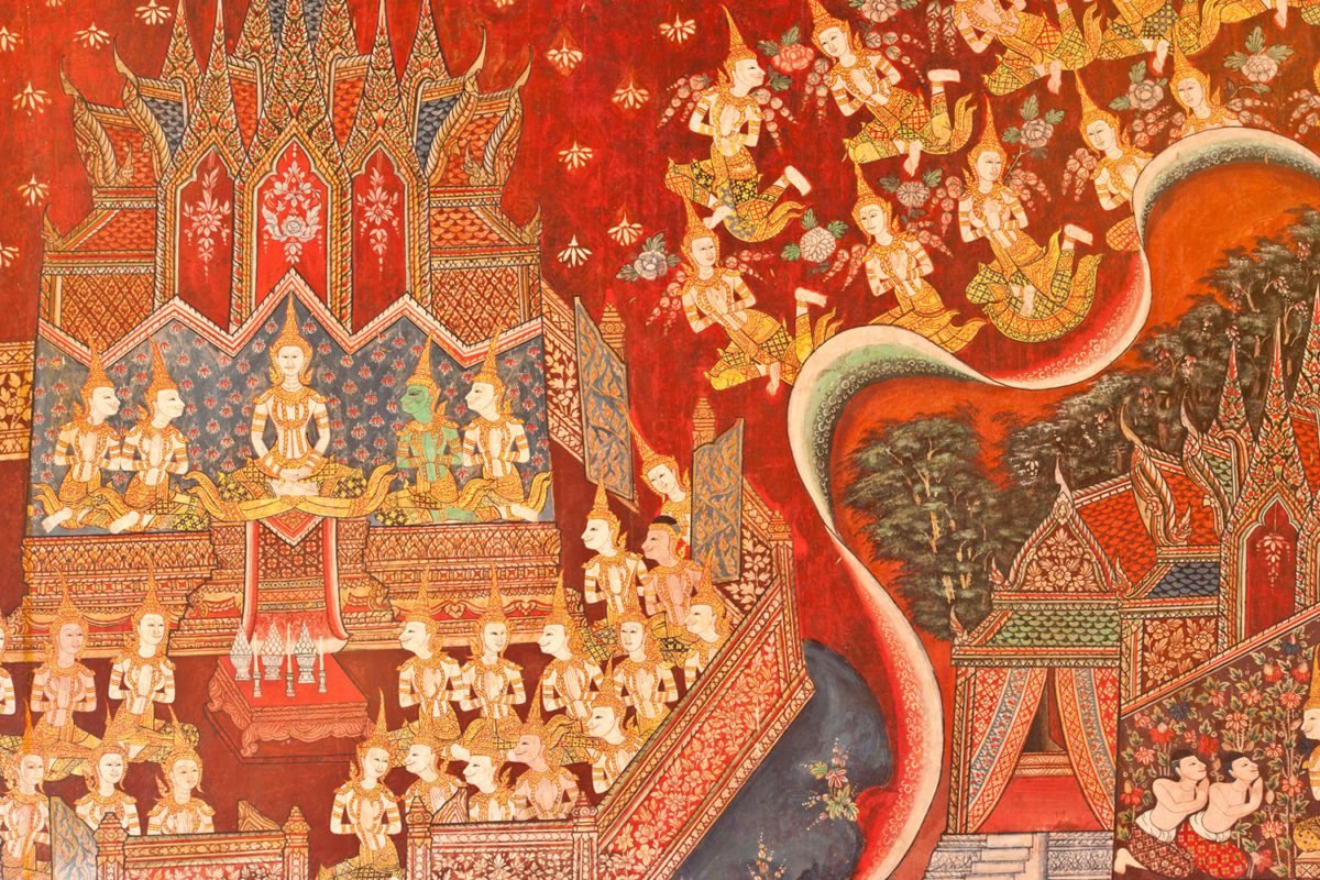Thai Mural – Print A Wallpaper