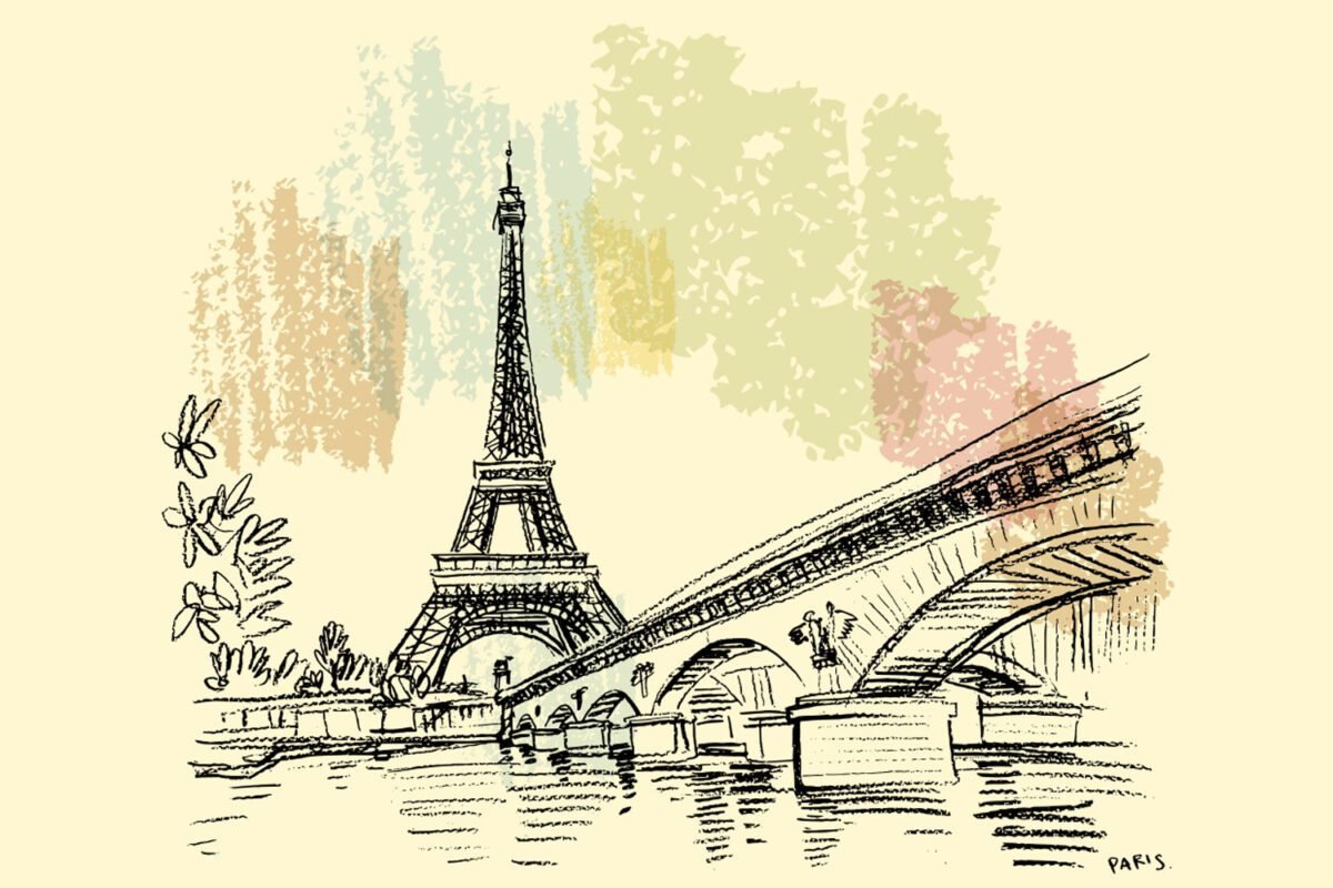 Travel Sketch – Print A Wallpaper