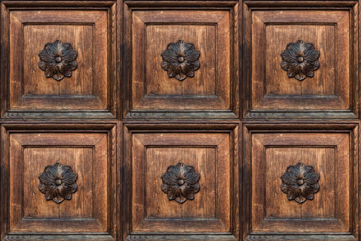 Wood Square Pattern – Print A Wallpaper