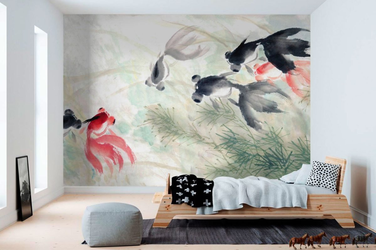 Chinese Black Fish – Print A Wallpaper