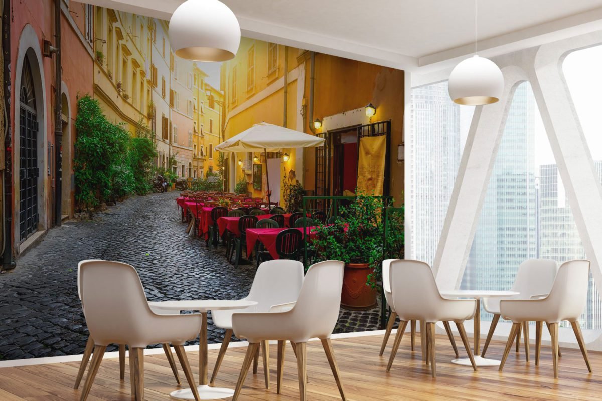 Italian Cafe | Print A Wallpaper