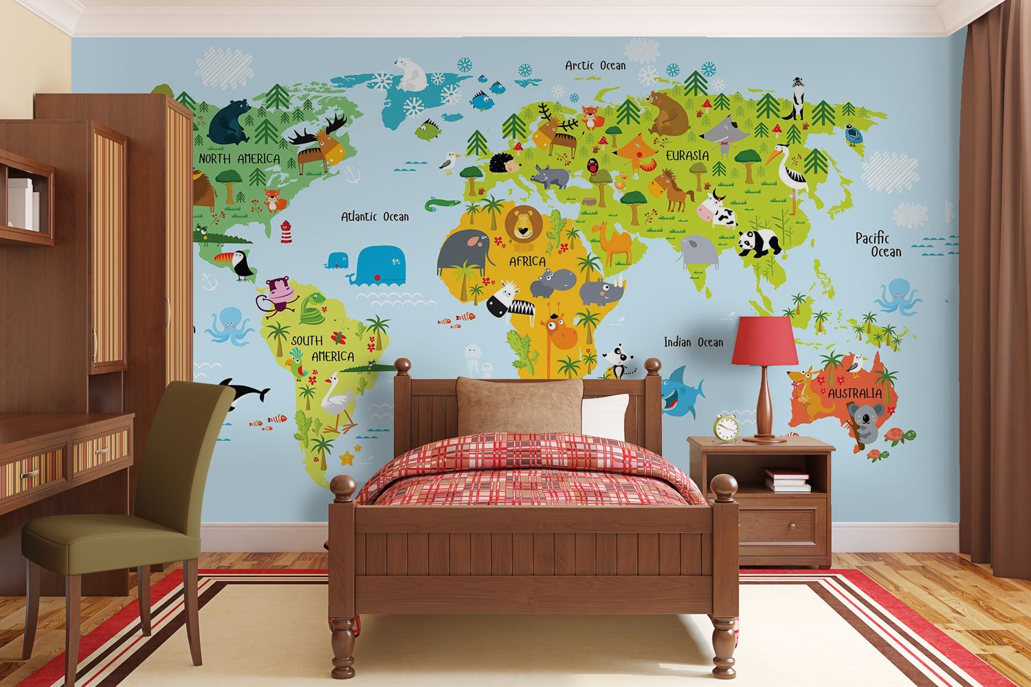 Learn The Map – Print A Wallpaper