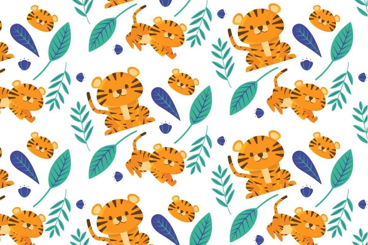 Tiger Pattern – Print A Wallpaper