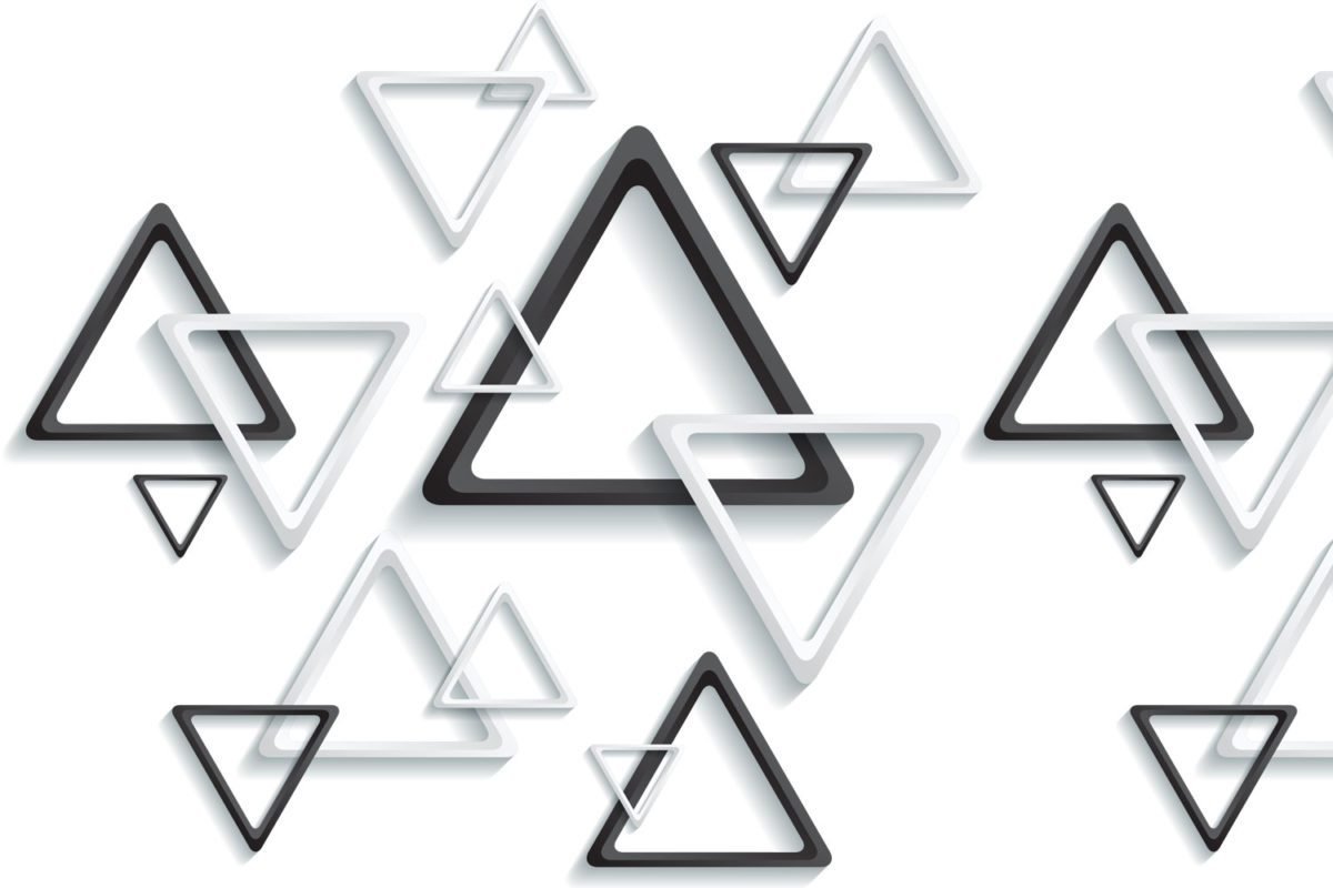 3d Triangles – Print A Wallpaper